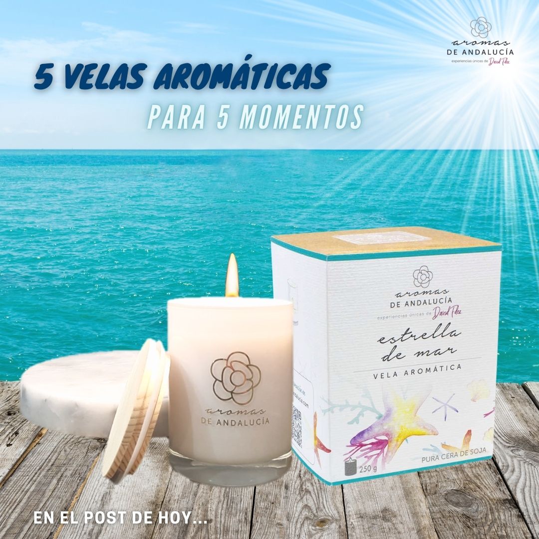 5 velas aromáticas para 5 momentos